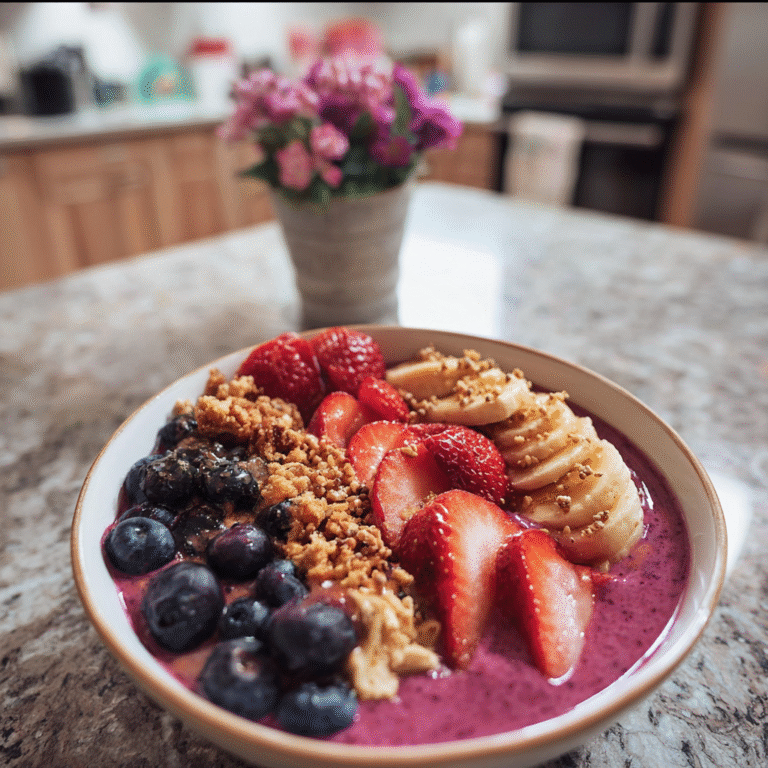 Delicious Easy Acai Bowl Recipe for a Healthy Boost - SugarSpooned