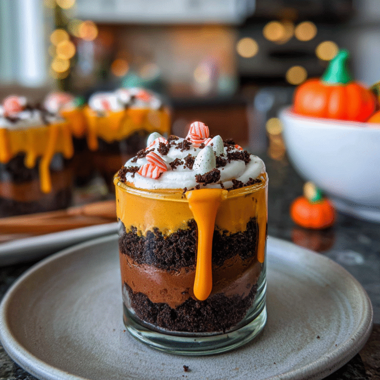 Irresistible Pumpkin Patch Dirt Cups for Fall Festivities - SugarSpooned