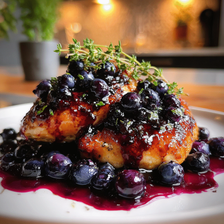 Best-Ever Blueberry Thyme Chicken Recipe to Wow Guests - SugarSpooned