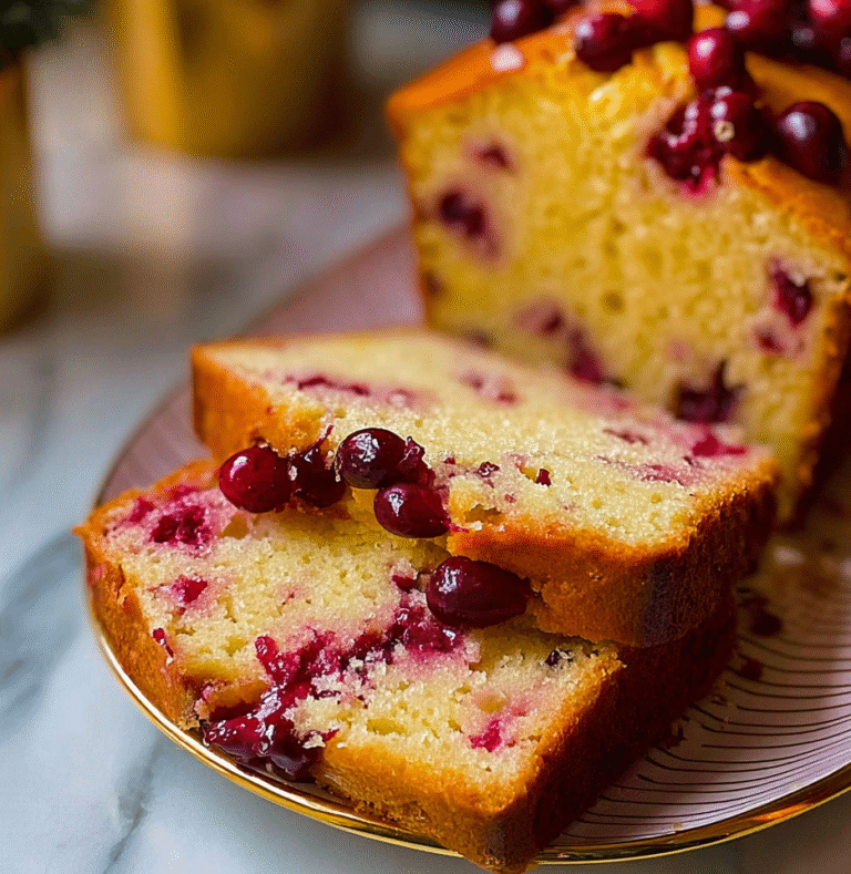 Irresistibly Moist Cranberry Bread with Fresh Cranberries - SugarSpooned